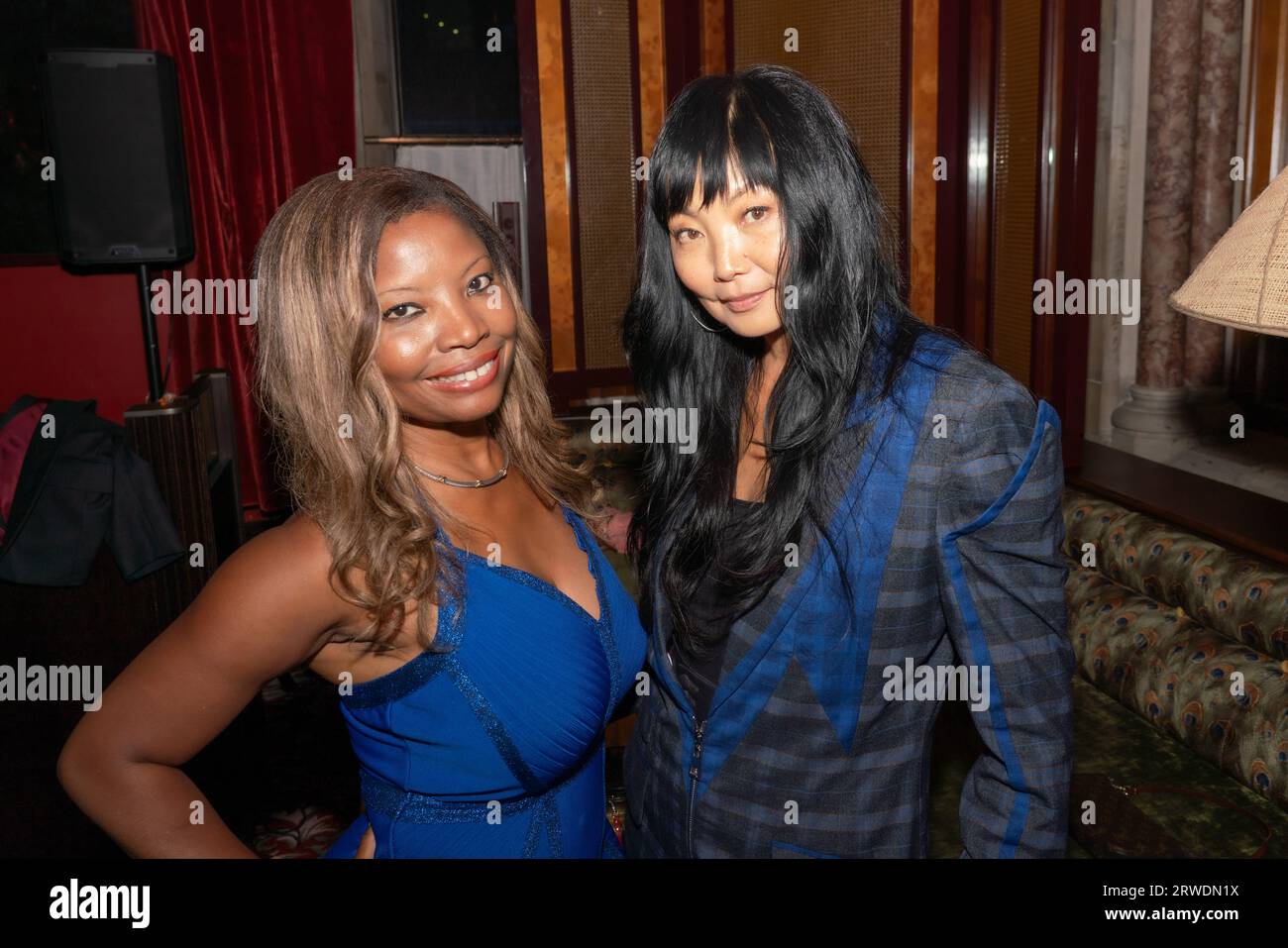 Maggie Delaney and Irina Pantaeva attends a private reception for ...