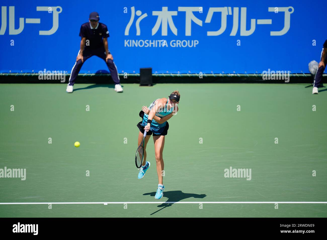Osaka, Japan. 17th Sep, 2023. Ashlyn Krueger (USA) Tennis : Singles ...