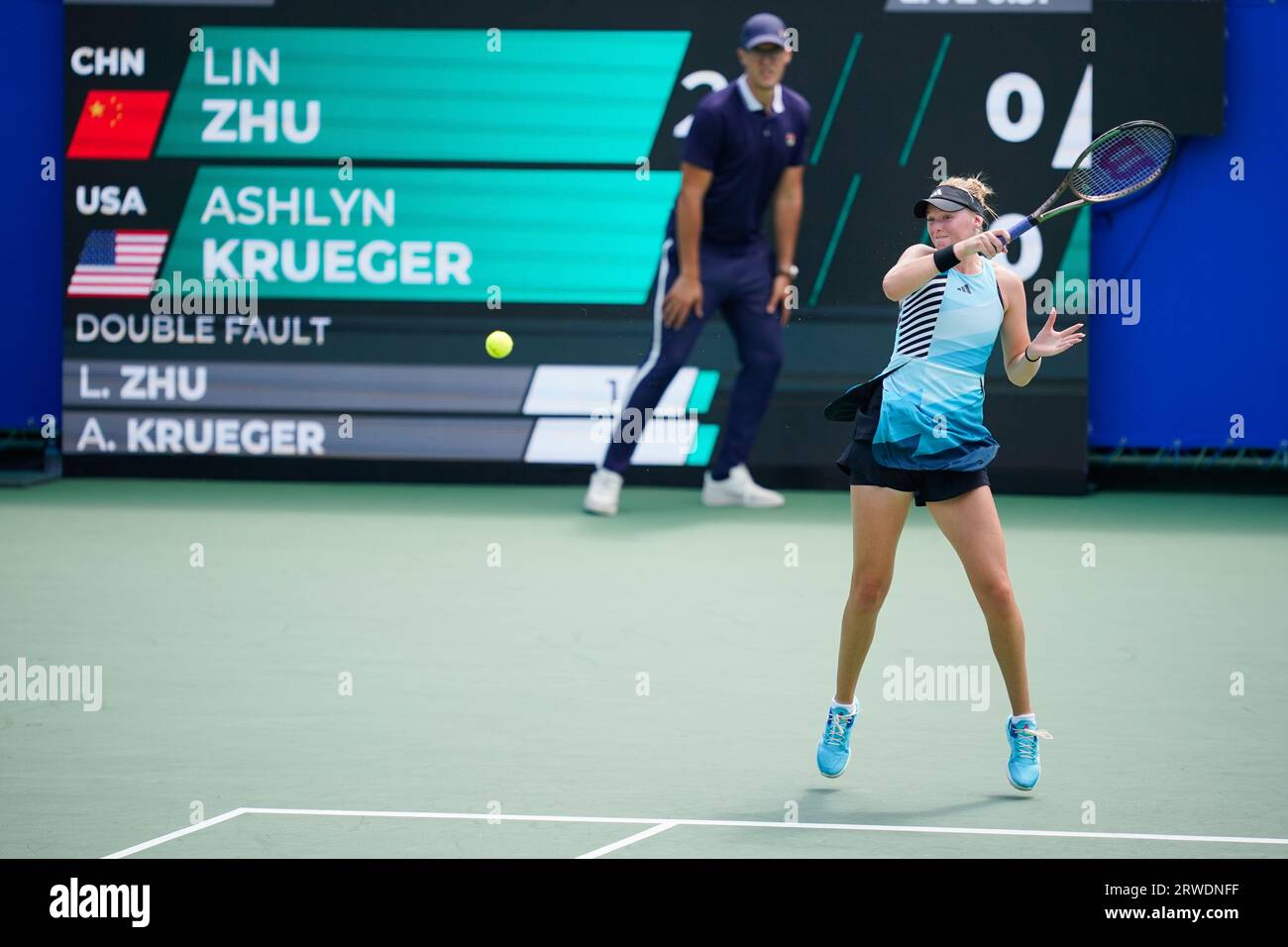 Osaka, Japan. 17th Sep, 2023. Ashlyn Krueger (USA) Tennis : Singles ...