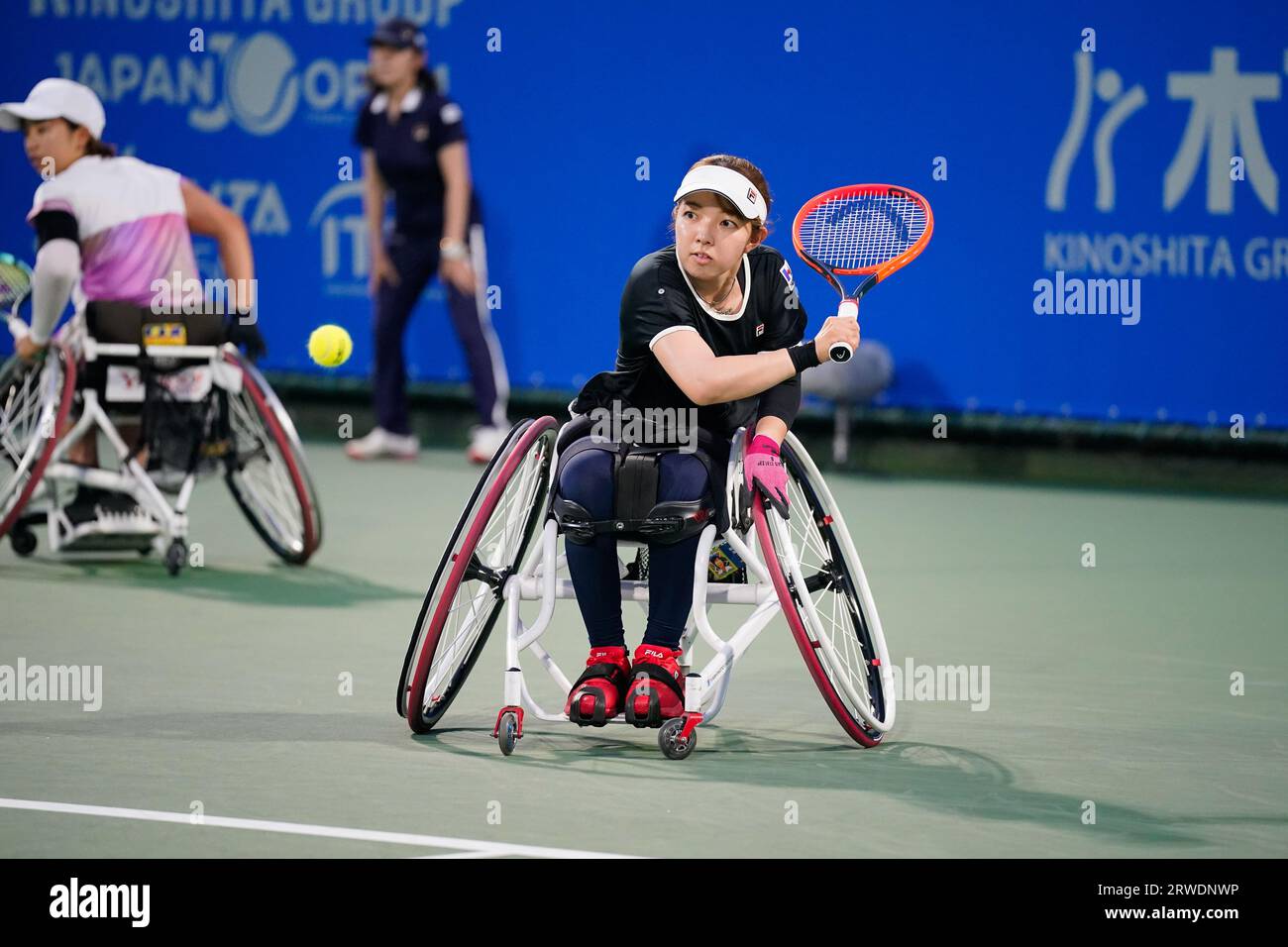 Osaka, Japan. 16th Sep, 2023. Manami Tanaka (JPN) Tennis : Doubles ...
