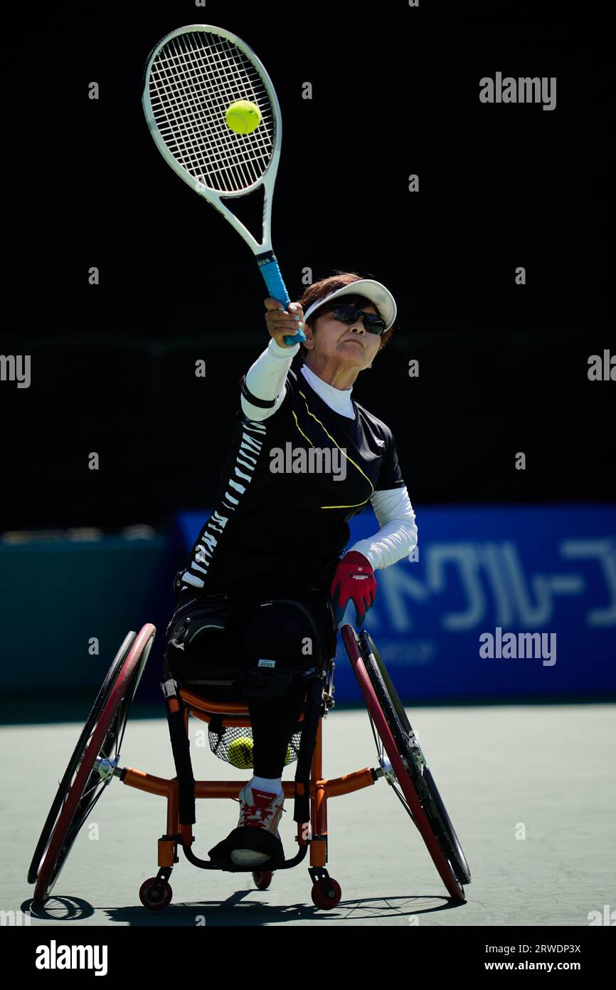 Osaka, Japan. 16th Sep, 2023. Emi Suda (JPN) Tennis : Singles Semifinal ...