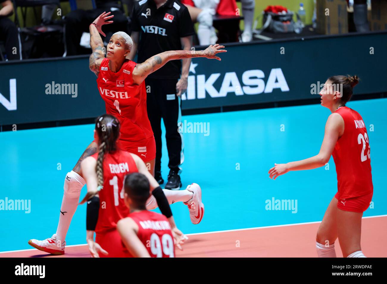 Tokyo, Japan. 16th Sep, 2023. Teresa Vargas Melissa (TUR) Volleyball : FIVB Road To Paris ...