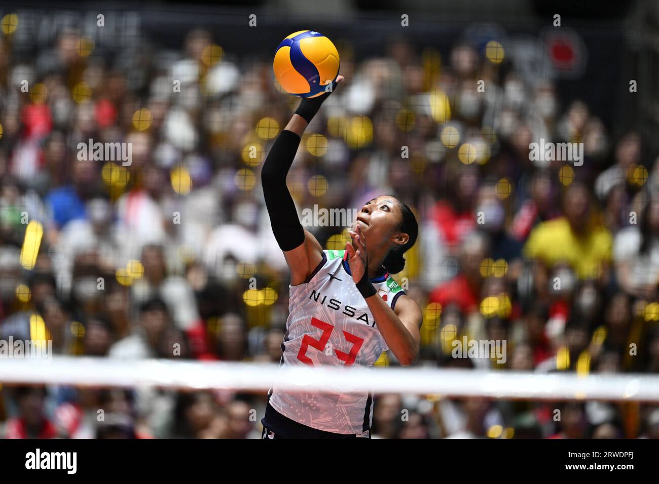 Tokyo, Japan. Credit: MATSUO. 17th Sep, 2023. Airi Miyabe (JPN) Volleyball : FIVB Road To Paris ...