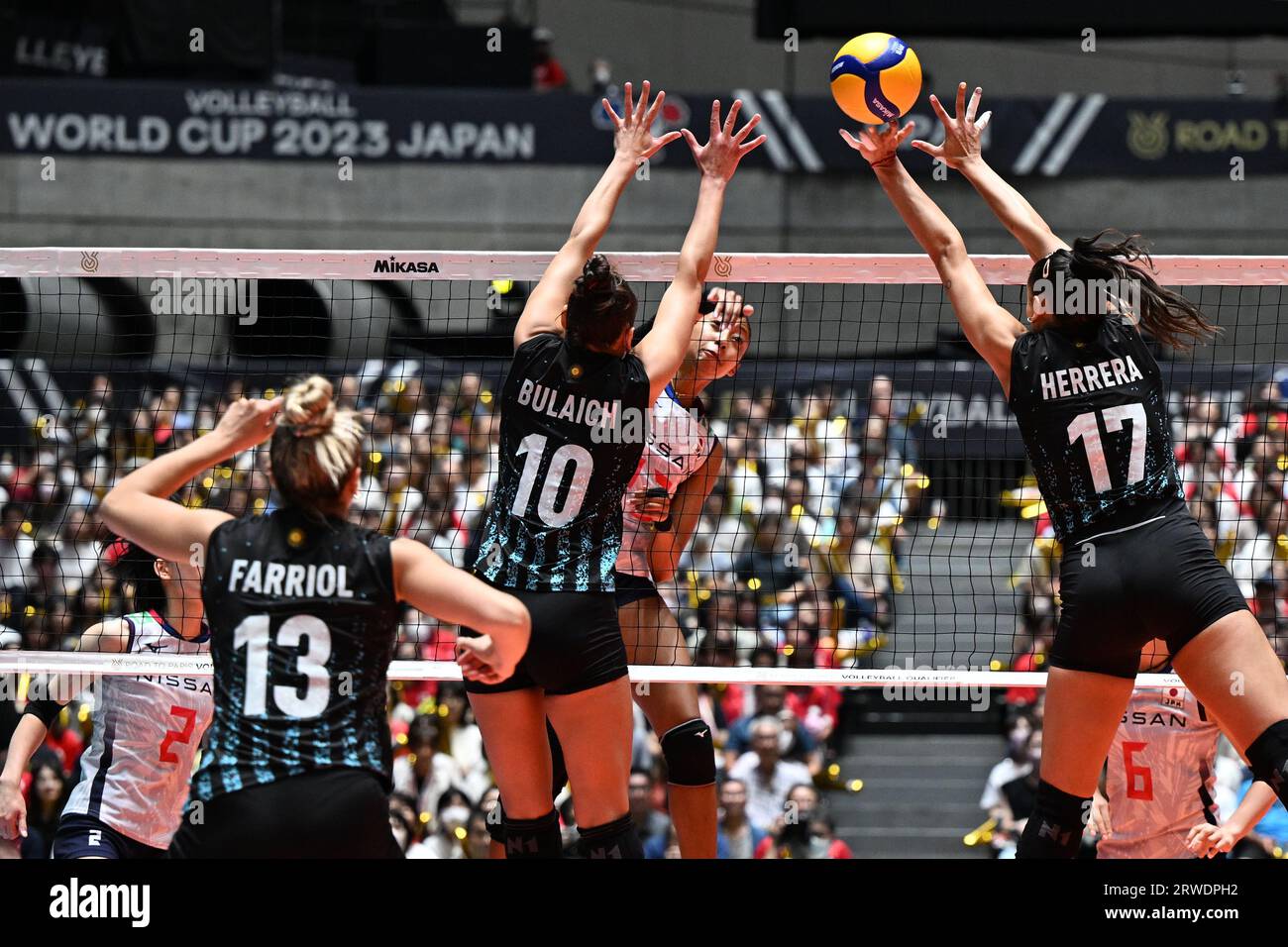 Tokyo, Japan. Credit: MATSUO. 17th Sep, 2023. Airi Miyabe (JPN) Volleyball : FIVB Road To Paris ...