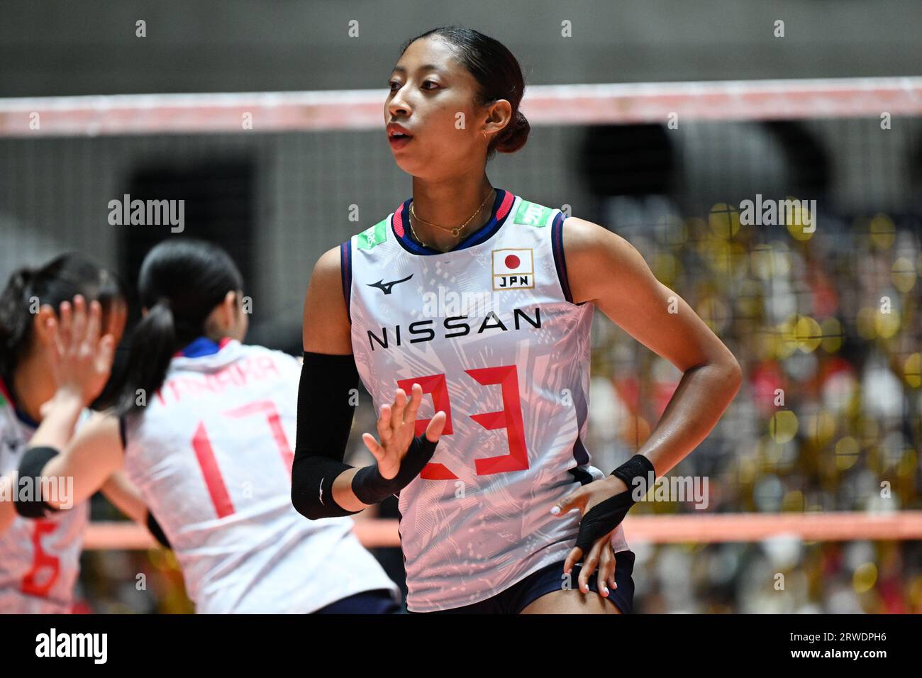 Tokyo, Japan. Credit: MATSUO. 17th Sep, 2023. Airi Miyabe (JPN) Volleyball : FIVB Road To Paris ...