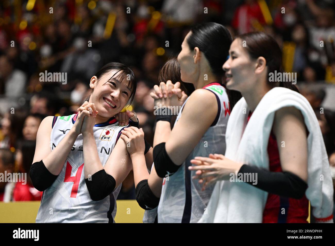 Tokyo, Japan. Credit: MATSUO. 17th Sep, 2023. Mayu Ishikawa (JPN), Japan Women's team group (JPN ...