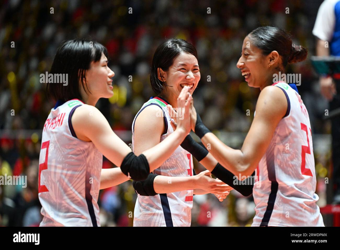 Tokyo, Japan. Credit: MATSUO. 17th Sep, 2023. (L-R) Kotona Hayashi, Sarina Koga, Airi Miyabe ...