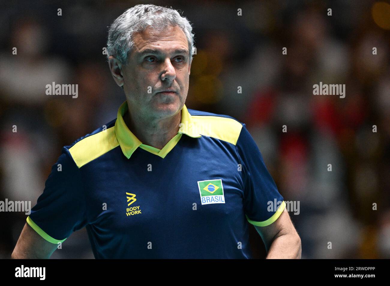 Tokyo, Japan. Credit: MATSUO. 17th Sep, 2023. Guimaraes Jose Roberto head coach (BRA) Volleyball ...