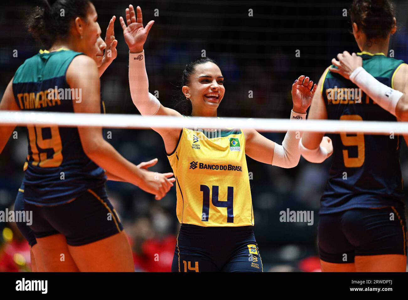 Tokyo, Japan. Credit: MATSUO. 17th Sep, 2023. Natalia Araujo (BRA) Volleyball : FIVB Road To ...