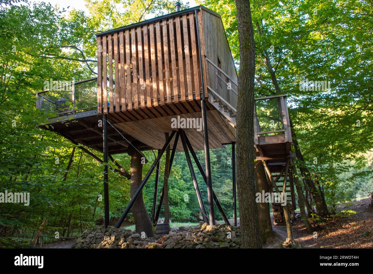 Remote house forest hi-res stock photography and images - Alamy