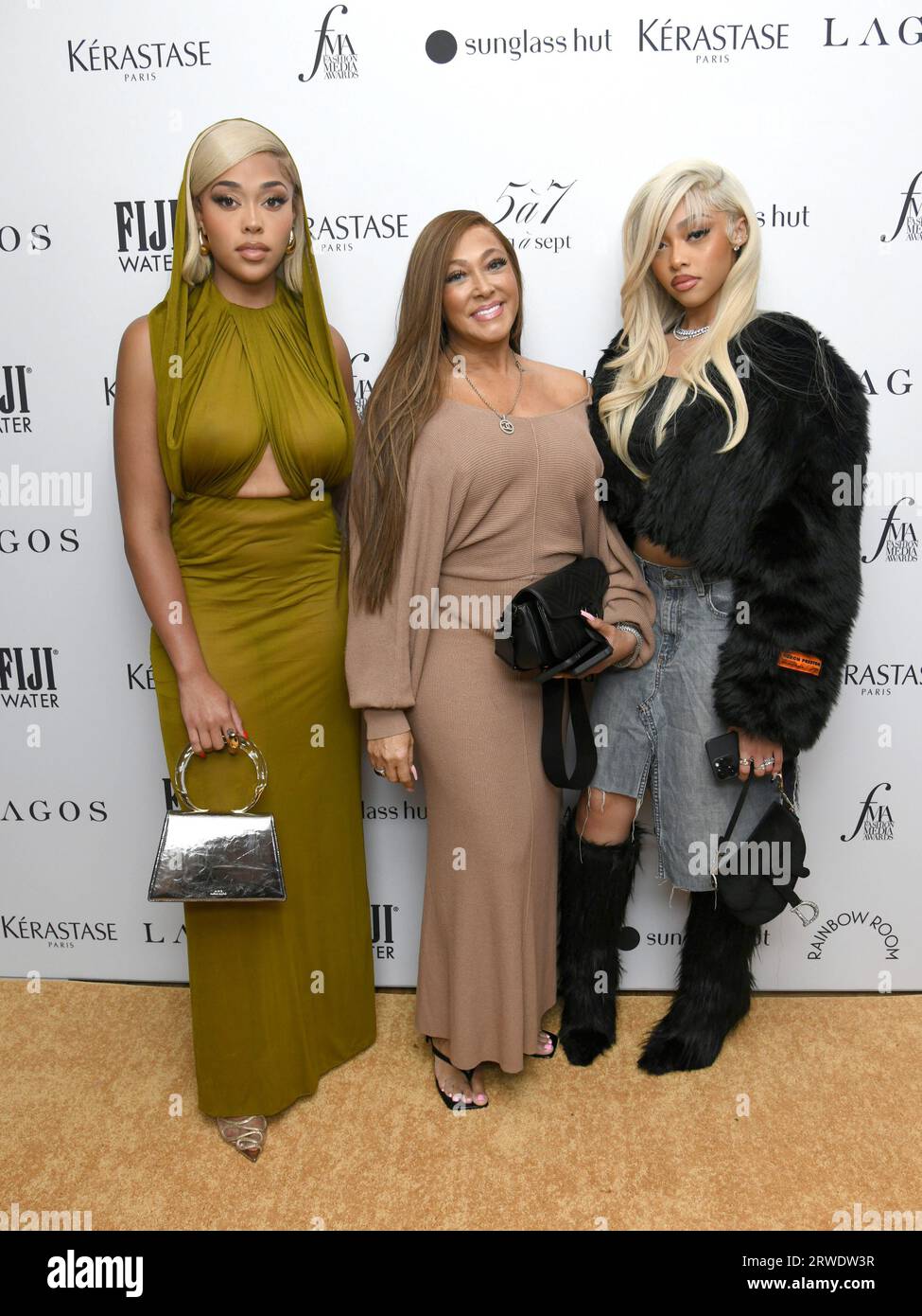 08 August 2023 - New York, New York - Jordyn Woods, Elizabeth Woods ...
