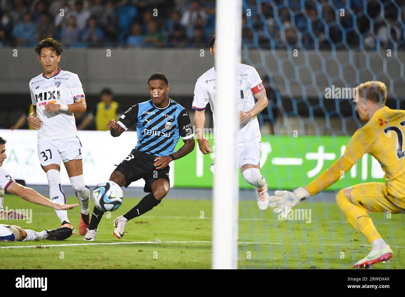 Kawasaki Todoroki Stadium, Kanagawa, Japan. 15th Sep, 2023. Marcinho ...
