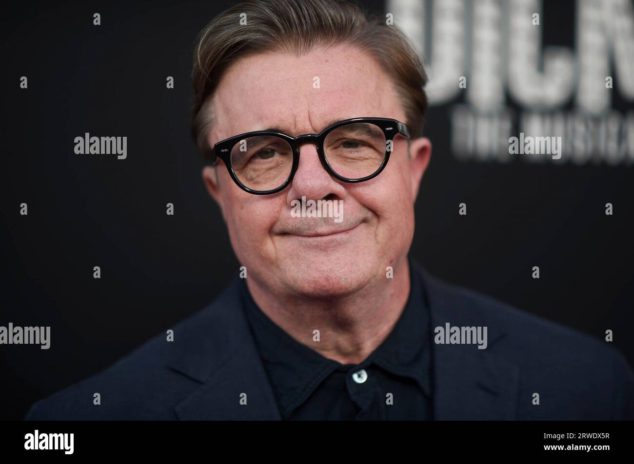 Nathan Lane arrives at the premiere of "Dicks: The Musical" on Monday ...