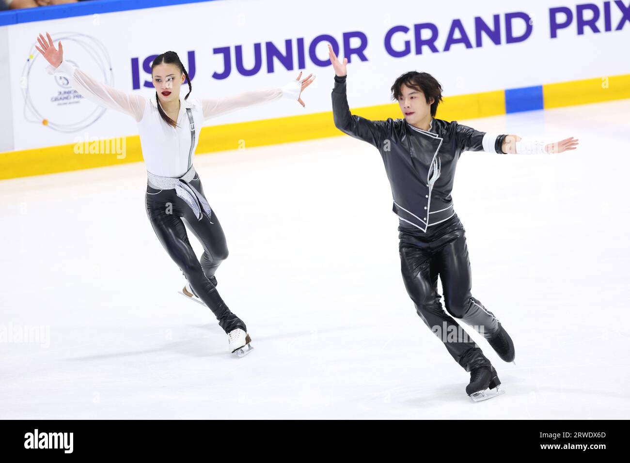 Osaka, Japan. 14th Sep, 2023. Li Xuantong & Wang Xinkang (CHN) Figure ...