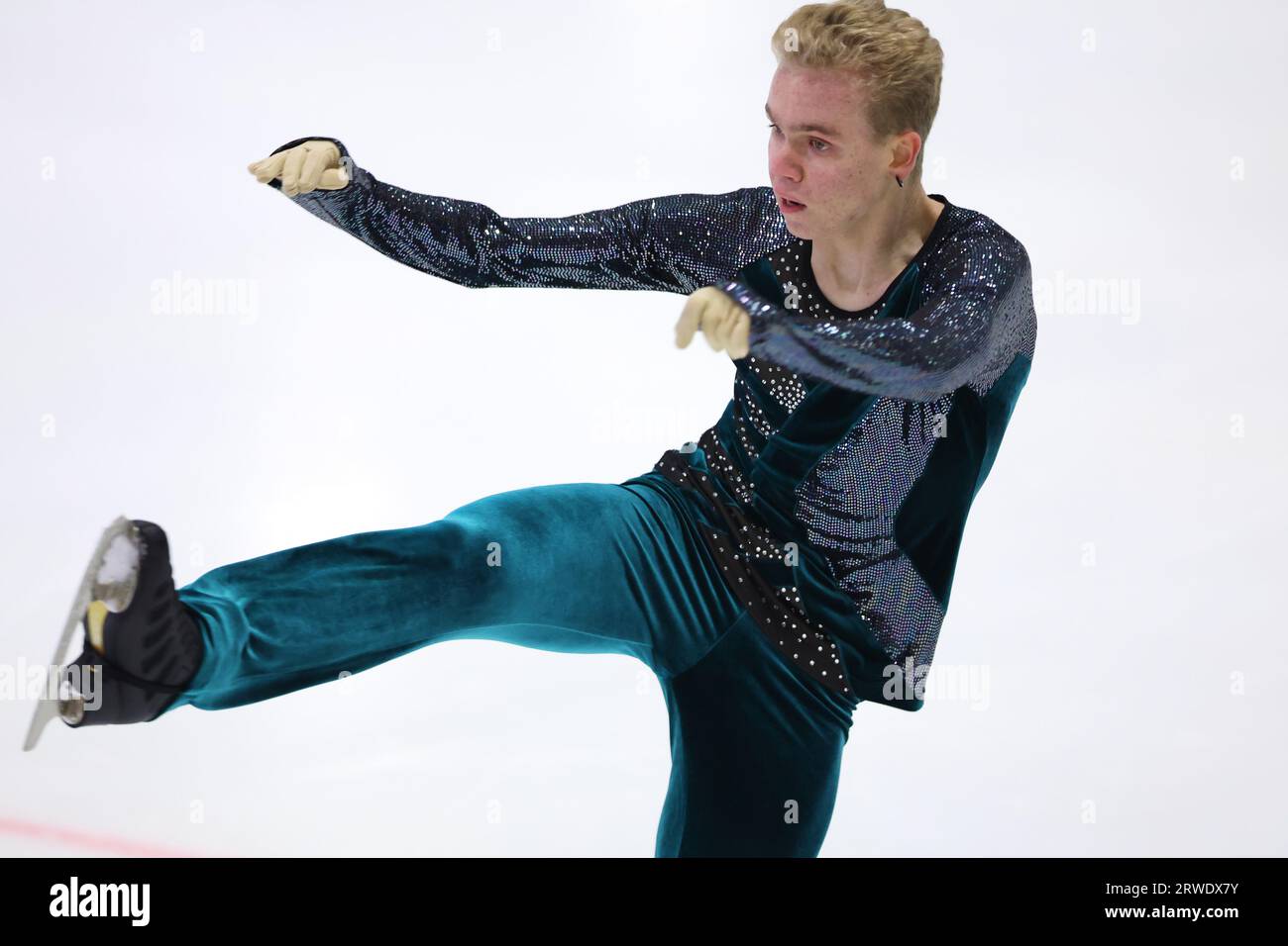 Osaka, Japan. 14th Sep, 2023. Oleg MELNIKOV (KAZ) Figure Skating : ISU Junior Grand Prix 2023 ...