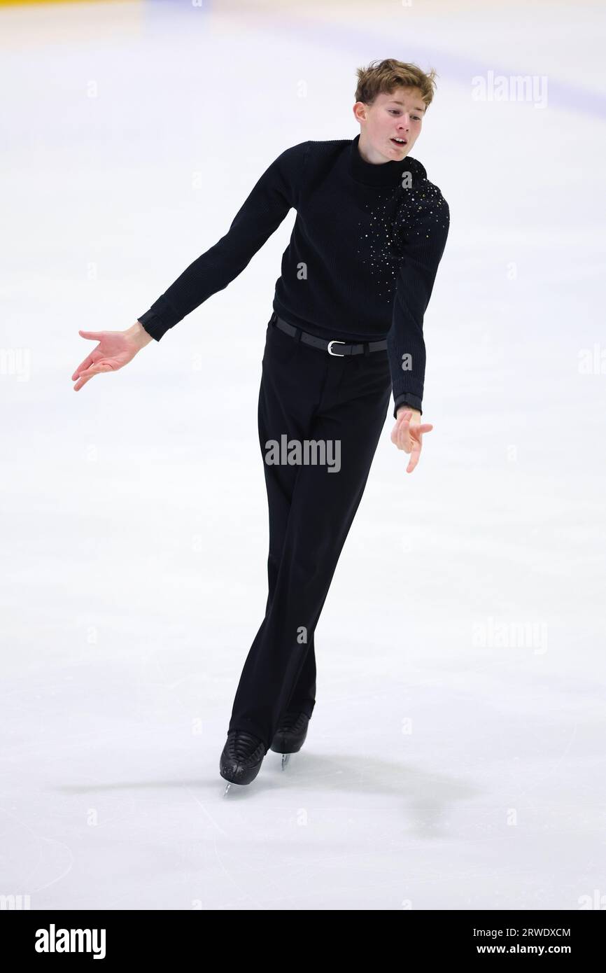 Osaka, Japan. 14th Sep, 2023. Casper JOHANSSON (SWE) Figure Skating ...