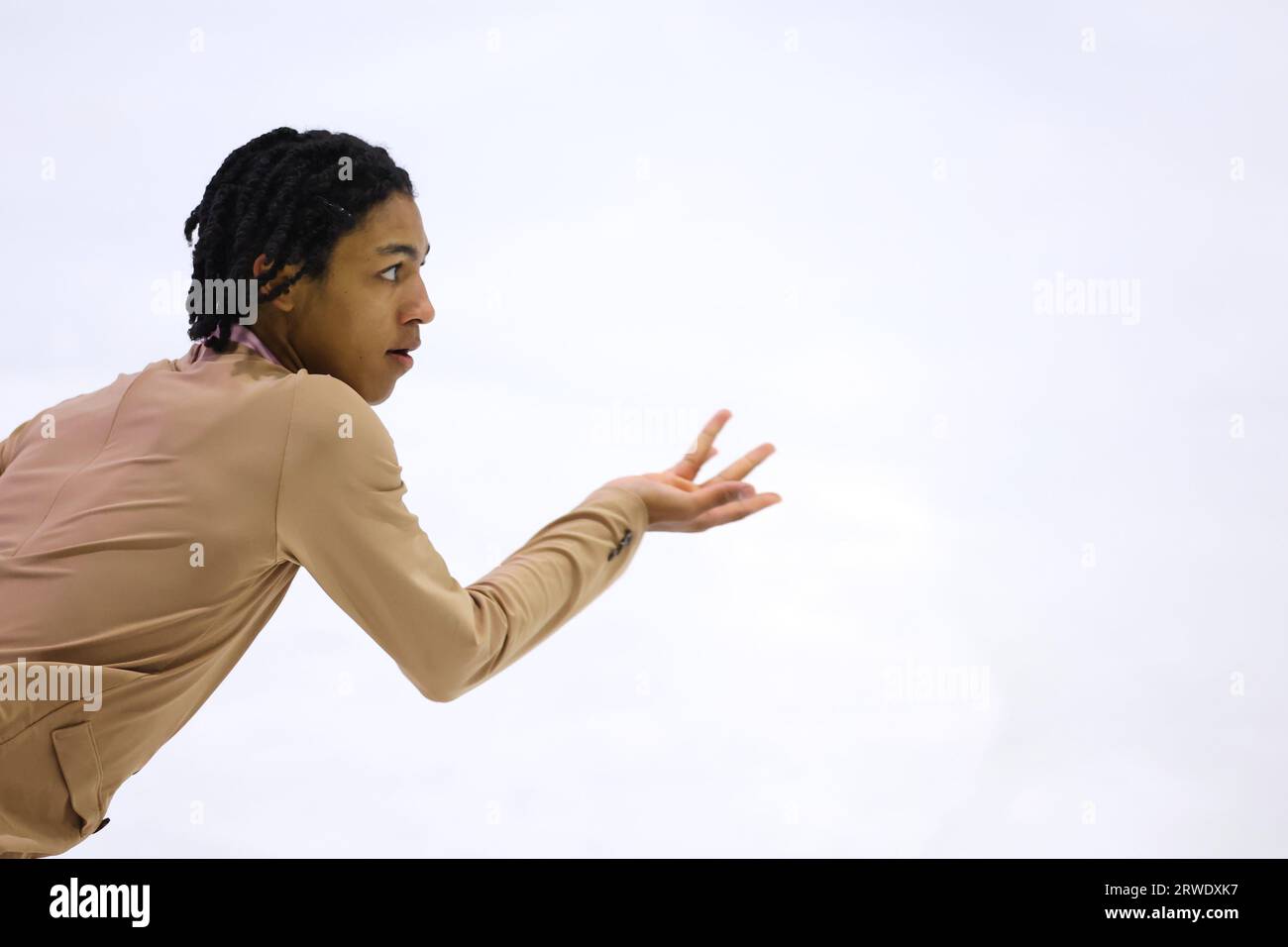 Osaka, Japan. 14th Sep, 2023. Noah BODENSTEIN (SUI) Figure Skating ...