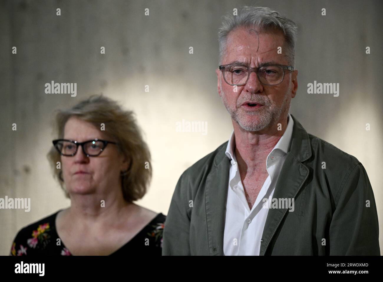 Sydney, Australia. 19th Sep, 2023. Senator Tony Sheldon and Senator ...