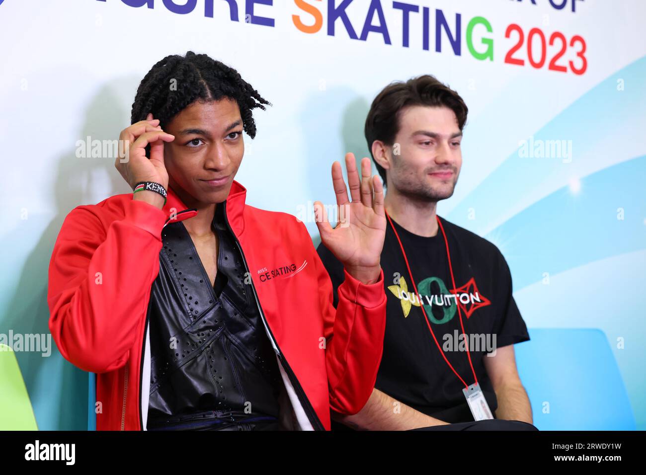 Osaka, Japan. 15th Sep, 2023. Noah BODENSTEIN (SUI) Figure Skating ...