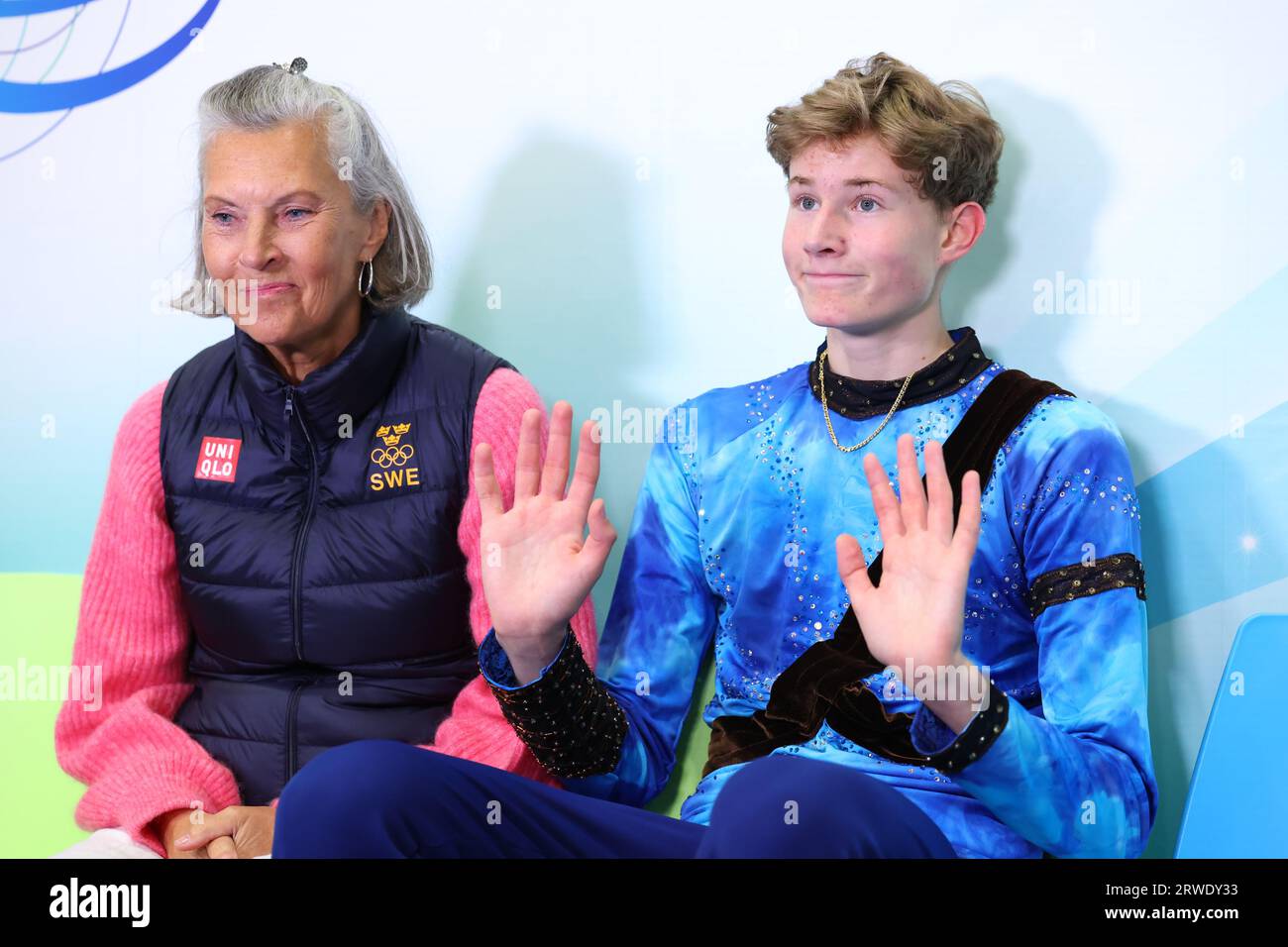 Osaka, Japan. 15th Sep, 2023. Casper JOHANSSON (SWE) Figure Skating ...