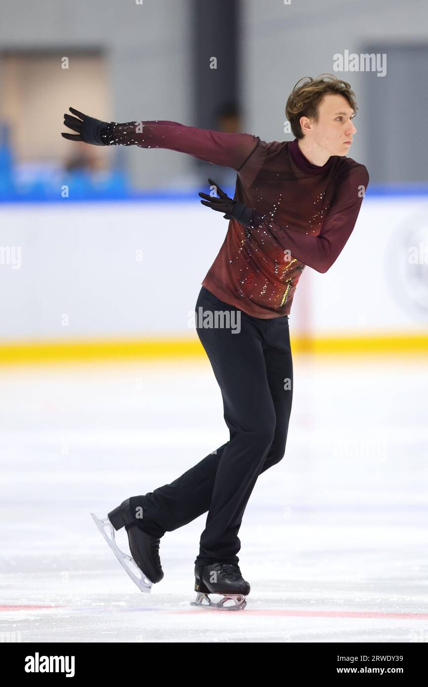 Osaka, Japan. 15th Sep, 2023. Daniel MARTYNOV (USA) Figure Skating ...