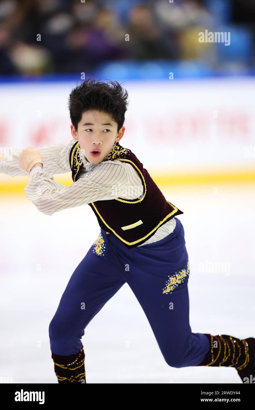 Osaka, Japan. 15th Sep, 2023. Li Yanhao (NZL) Figure Skating : ISU Junior Grand Prix 2023 Osaka ...