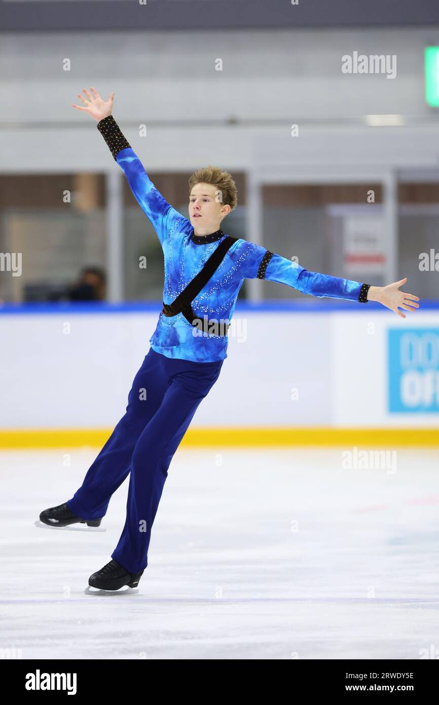 Osaka, Japan. 15th Sep, 2023. Casper JOHANSSON (SWE) Figure Skating ...