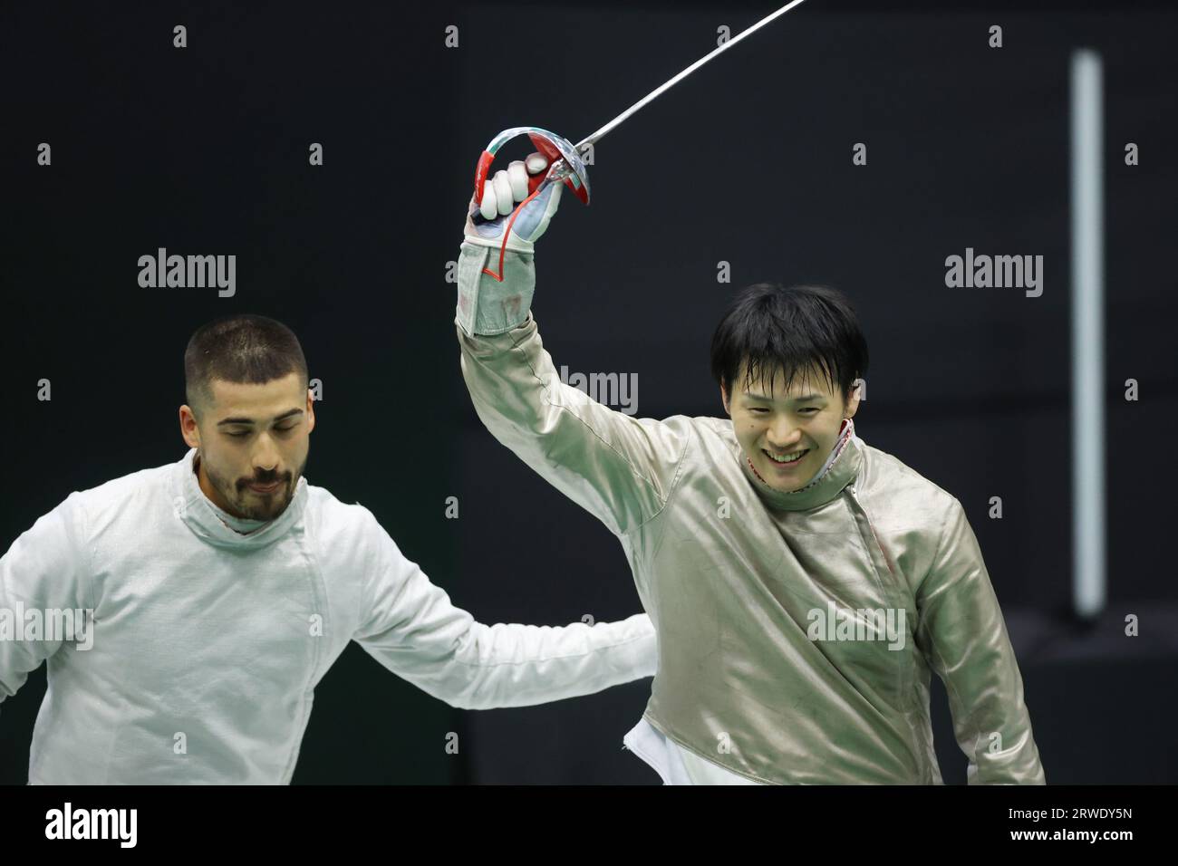 Numazu City General Gymnasium, Shizuoka, Japan. 18th Sep, 2023. (L to R) Kaito Streets, Kento ...