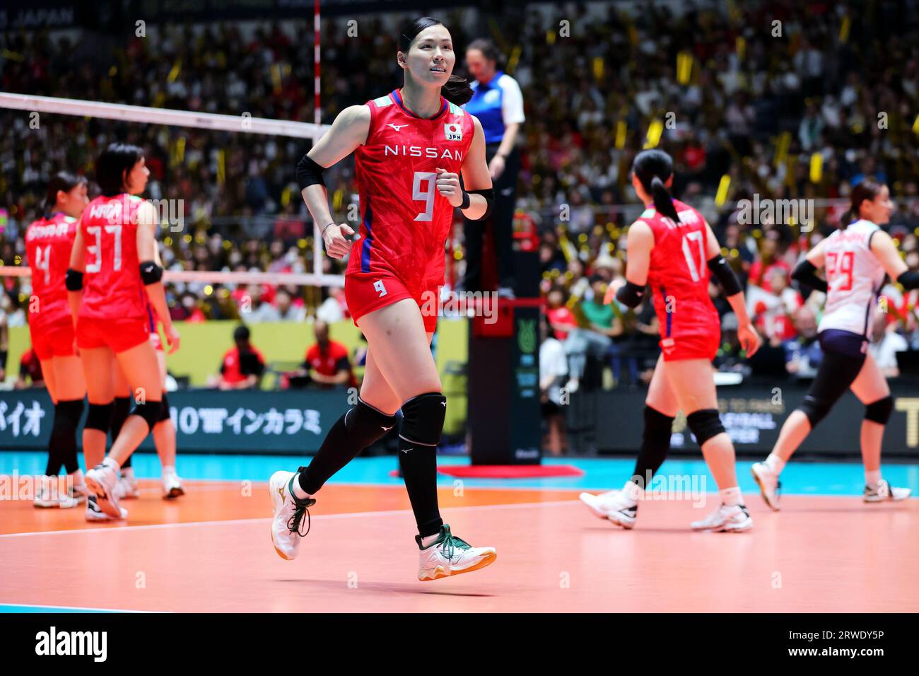 Tokyo, Japan. 16th Sep, 2023. Aya Watanabe (JPN) Volleyball : FIVB Road To Paris Volleyball ...