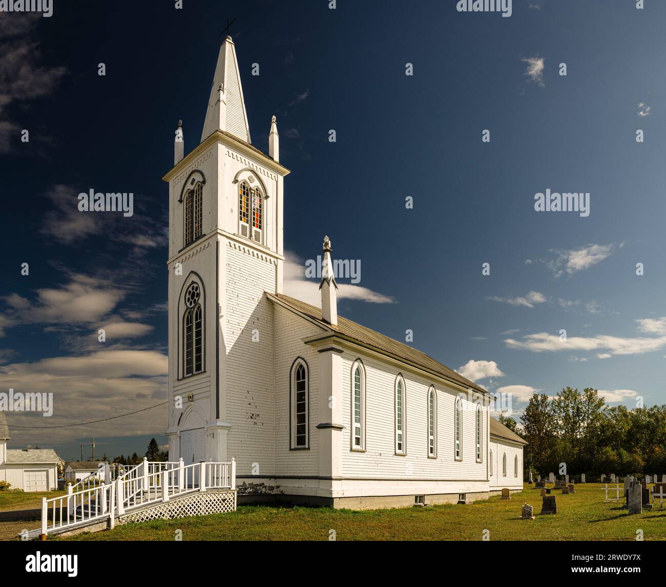 Old Saint Joseph's Catholic Church Nash Creek, New Brunswick, CA Stock ...