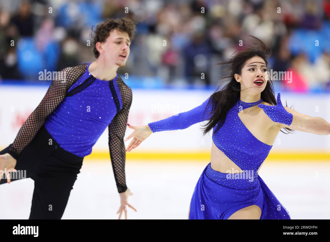 Osaka, Japan. 16th Sep, 2023. Celina FRADJI & Jean-Hans FOURNEAUX (FRA ...