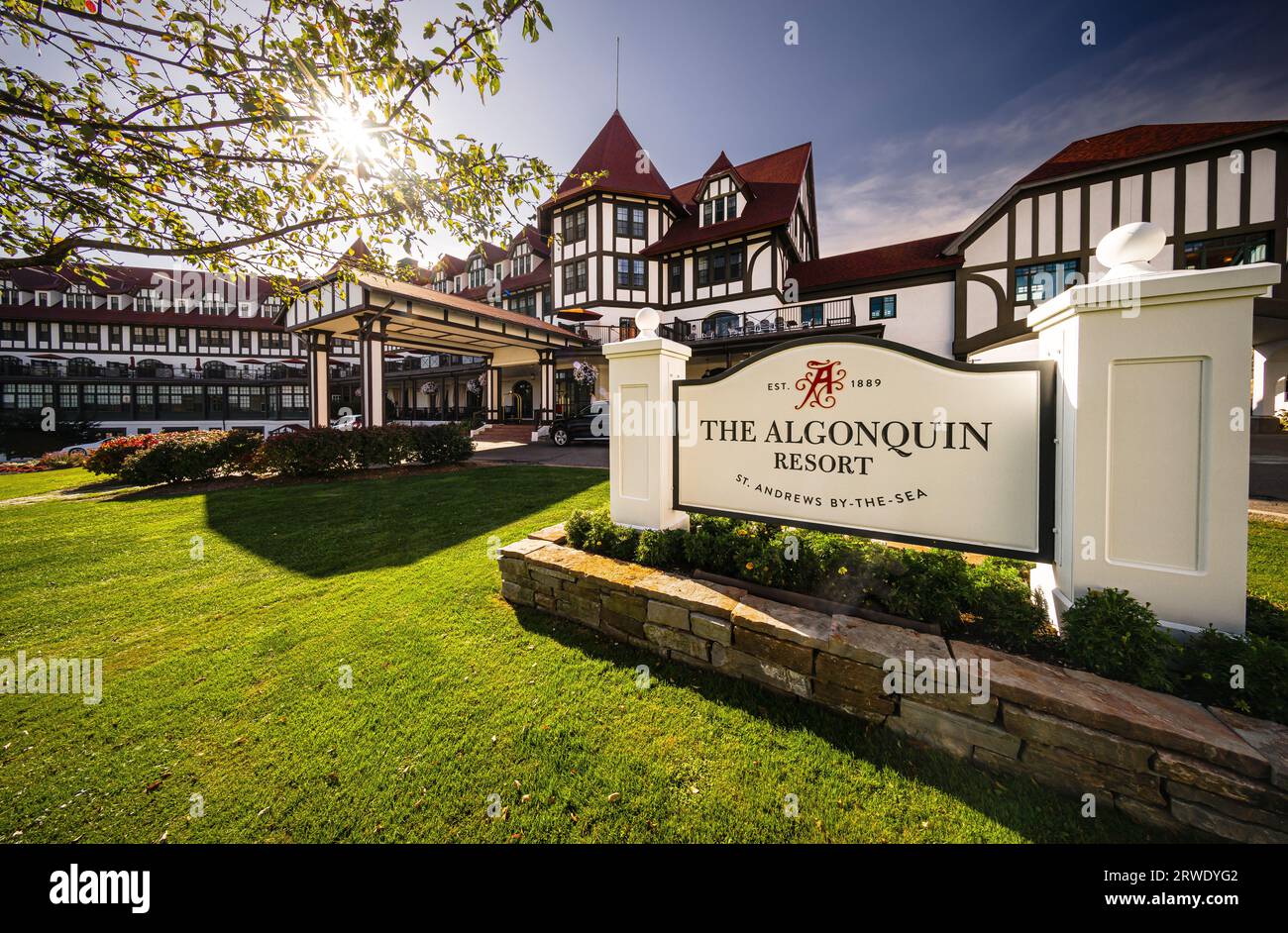 The Algonquin Resort St. Andrews, New Brunswick, CA Stock Photo - Alamy