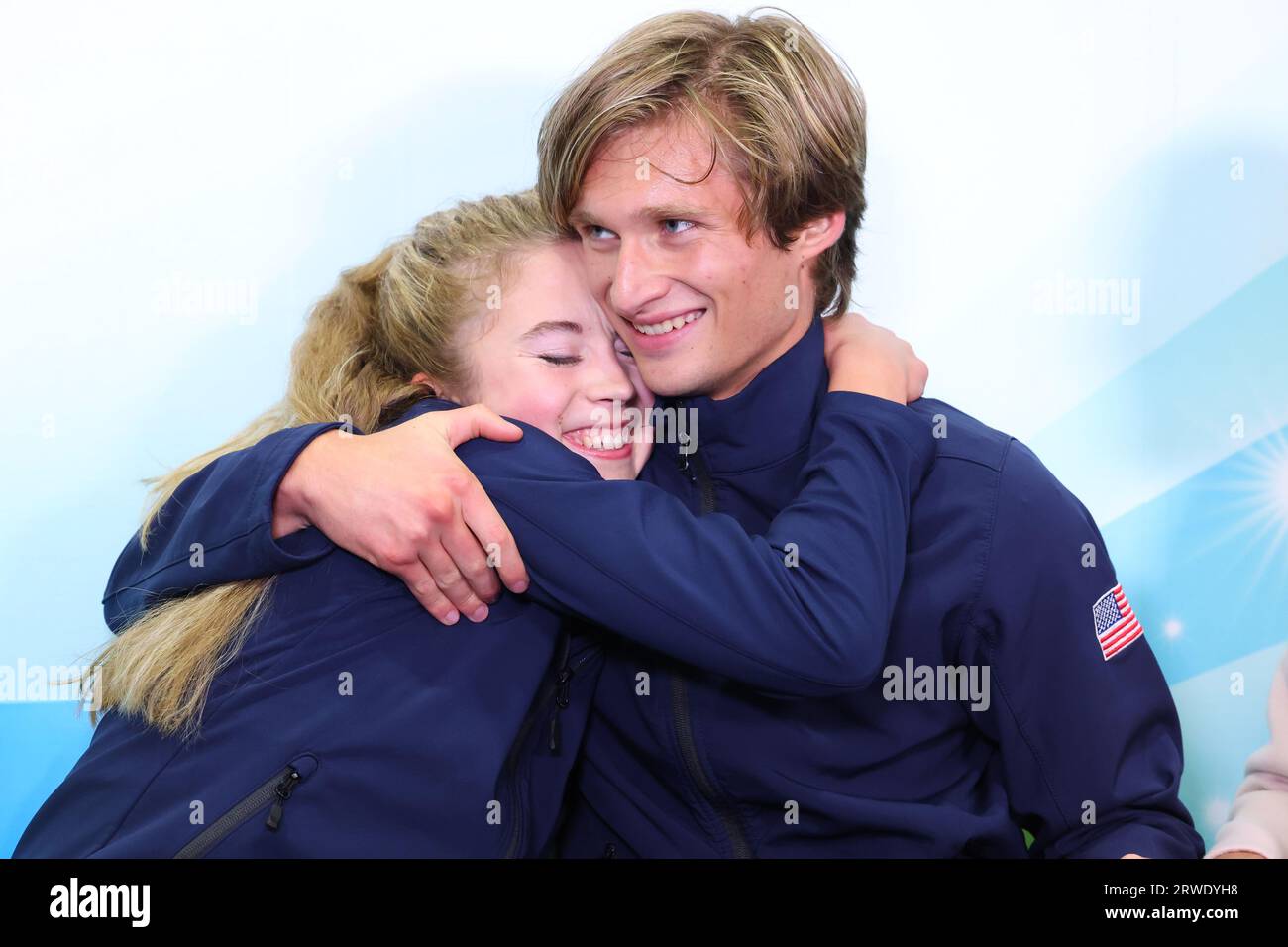 Osaka, Japan. 16th Sep, 2023. Leah NESET & Artem MARKELOV (USA) Figure ...