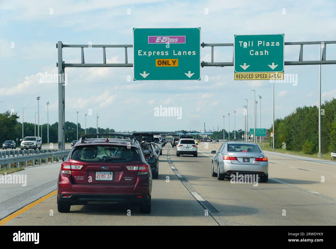 Middletown, Delaware, U.S.A - September 2, 2023 - Traffic on Route 1 ...