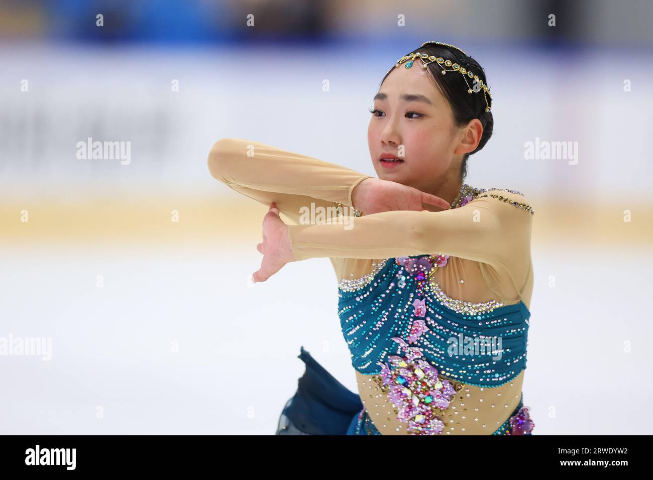 Osaka, Japan. 16th Sep, 2023. Han Heesue (KOR) Figure Skating : ISU ...