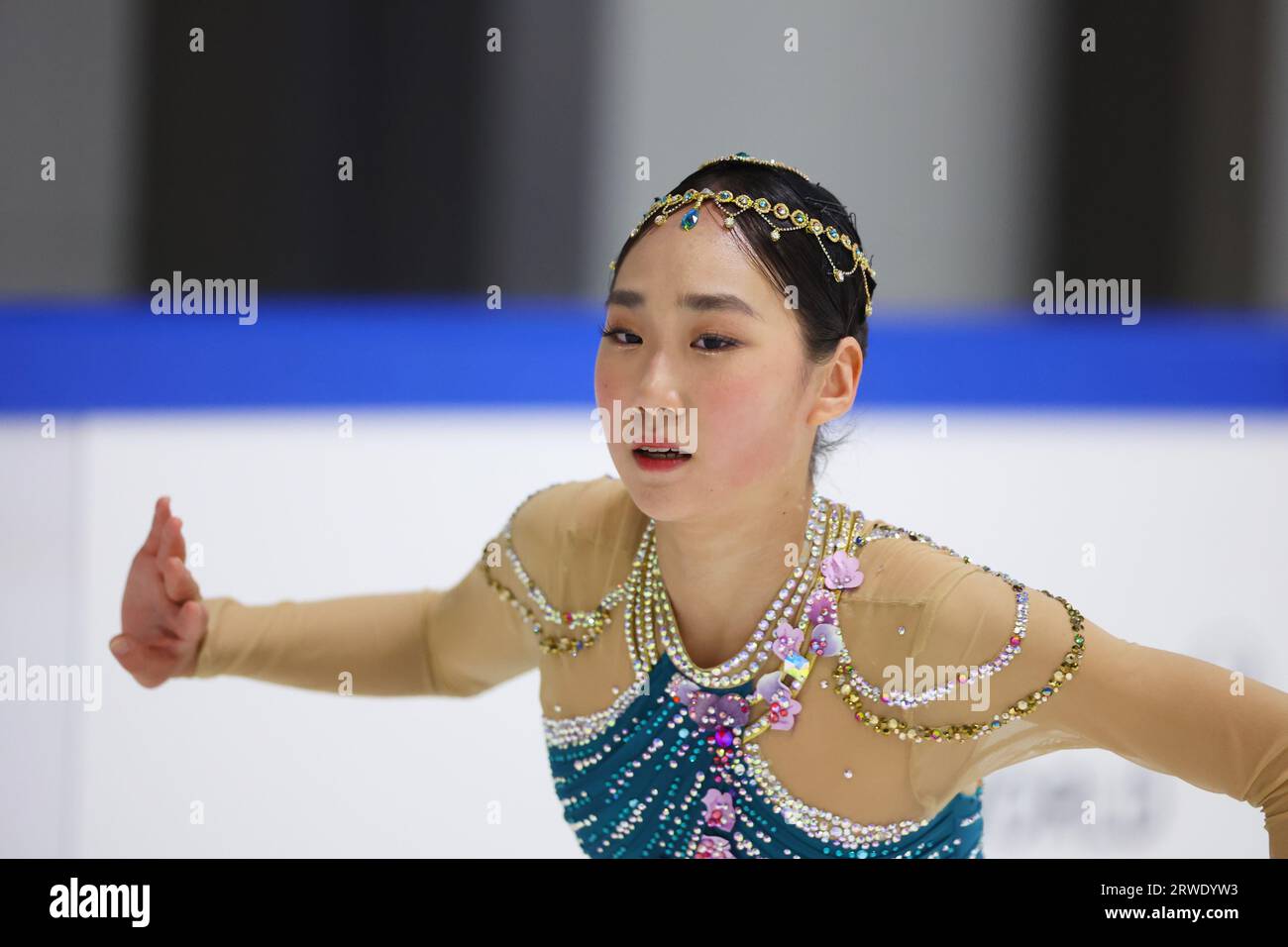 Osaka, Japan. 16th Sep, 2023. Han Heesue (KOR) Figure Skating : ISU ...