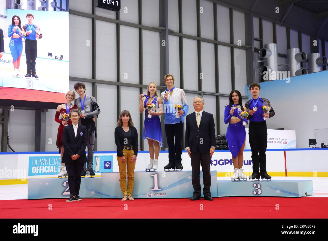 Osaka, Japan. 16th Sep, 2023. (L-R) Elizabeth TKACHENKO & Alexei ...