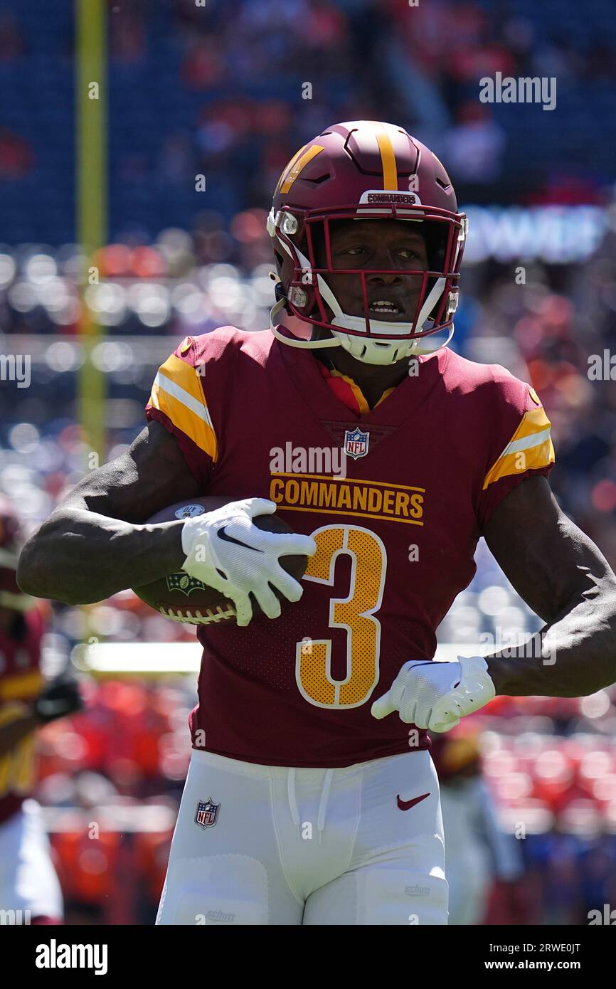 Washington Commanders wide receiver Byron Pringle (3) against the ...