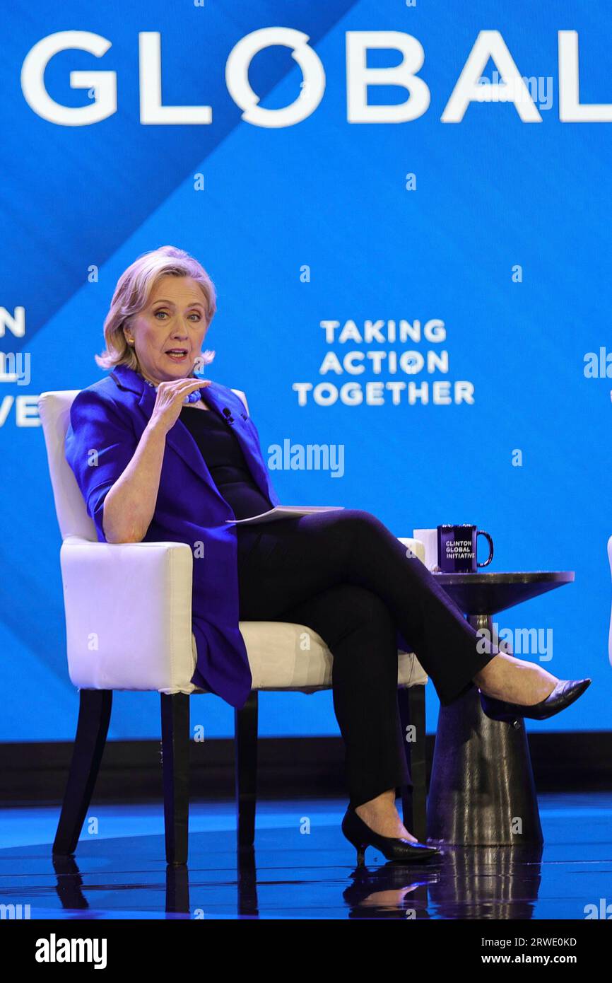 Hilton Midtown, New York, USA, September 18, 2023 - Former Secretary of ...