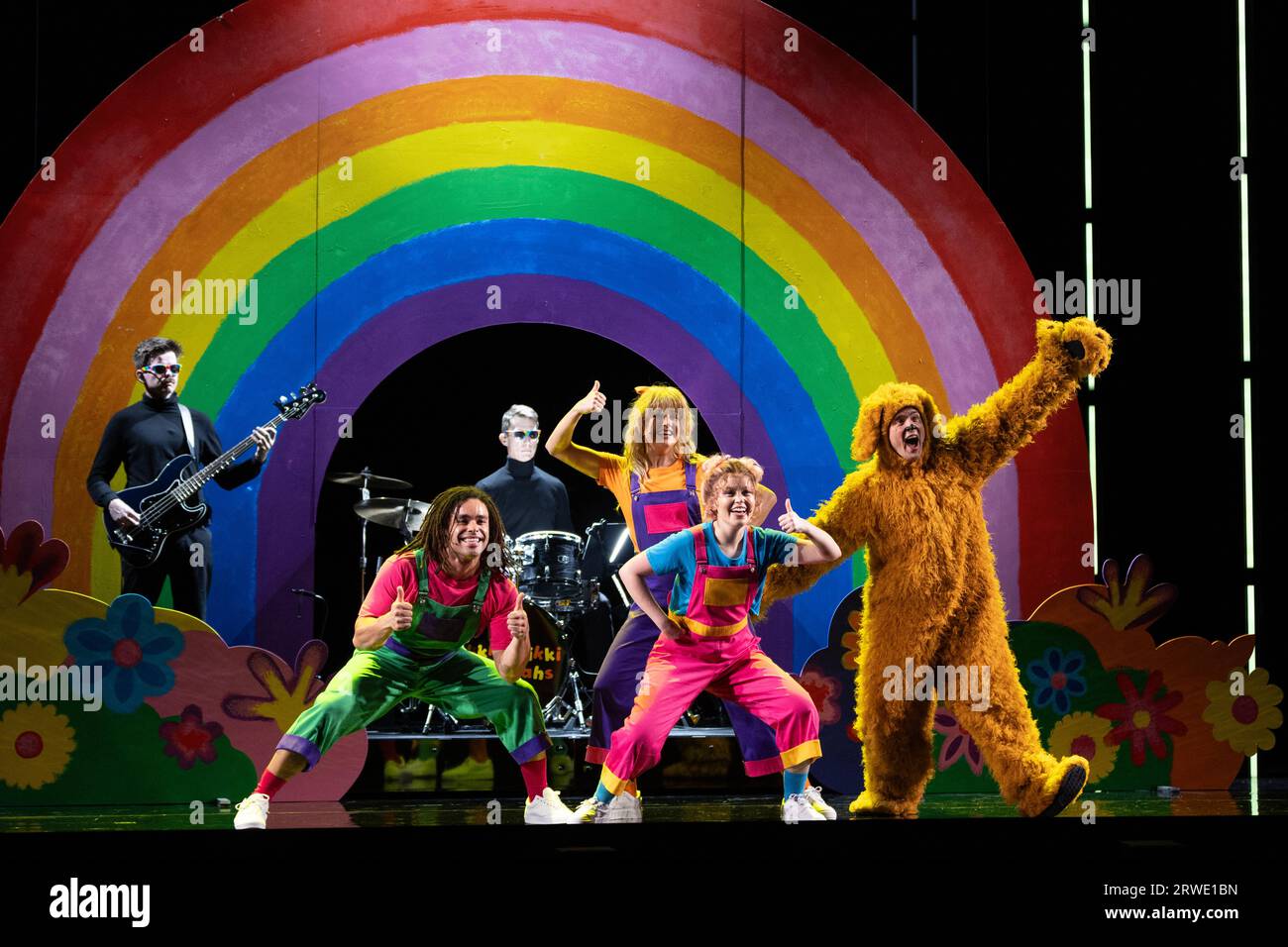 Brisbane, Australia. 19th Sep, 2023. Bananaland cast members (L-R) Joe ...