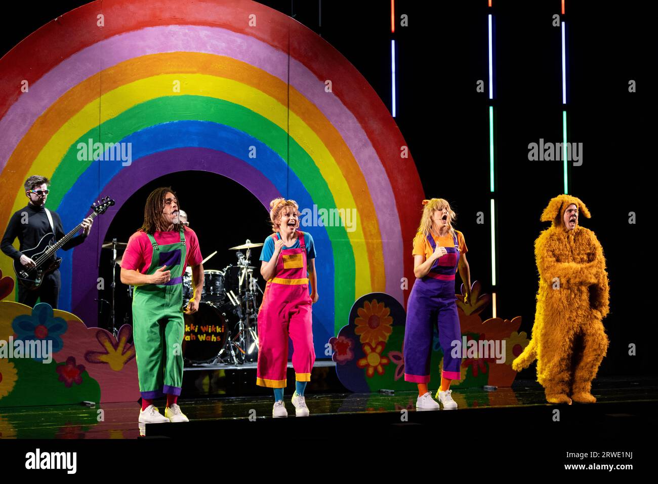 Brisbane, Australia. 19th Sep, 2023. Bananaland cast members (L-R) Joe ...