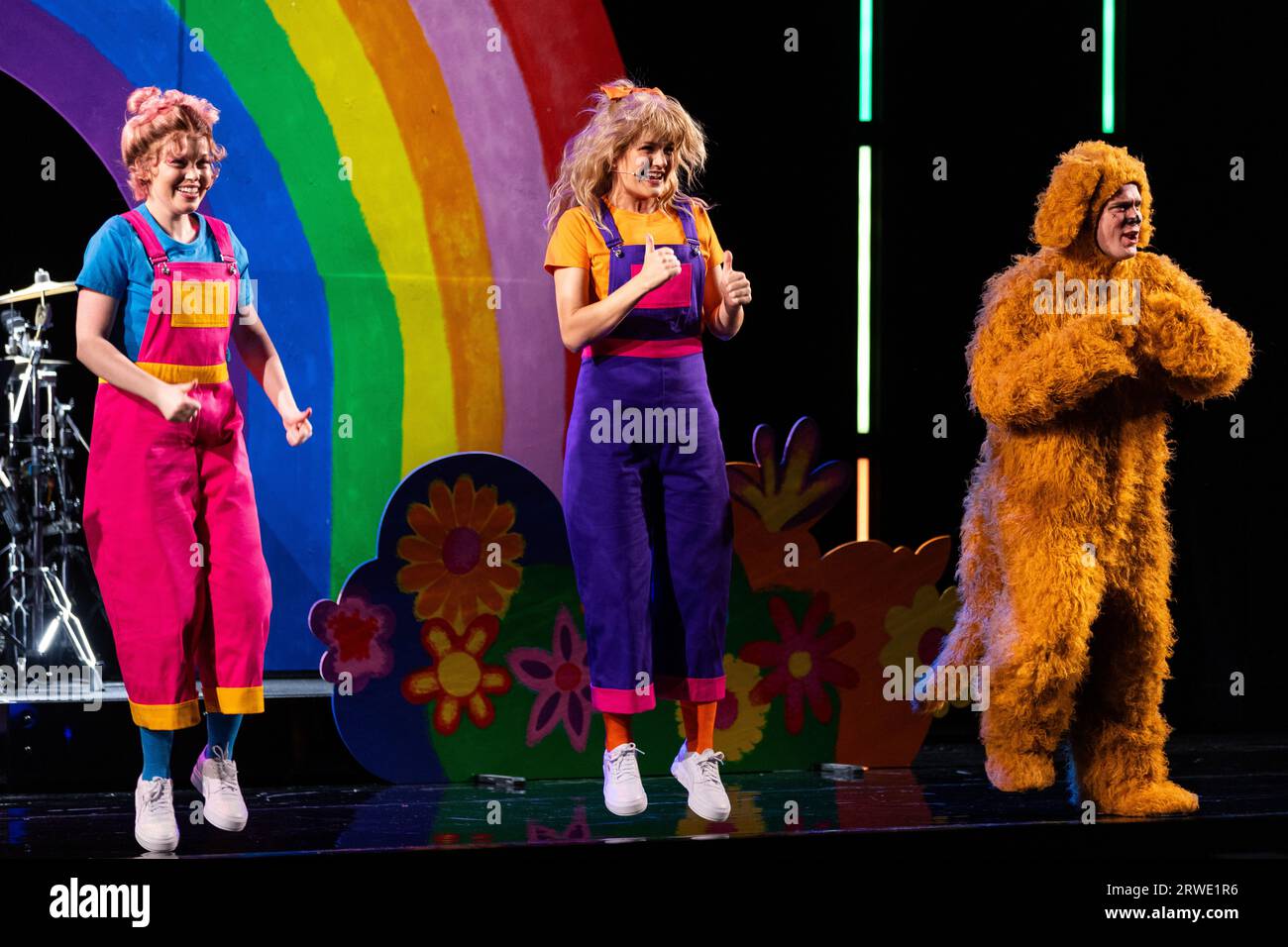 Brisbane, Australia. 19th Sep, 2023. Bananaland cast members (L-R) Max ...