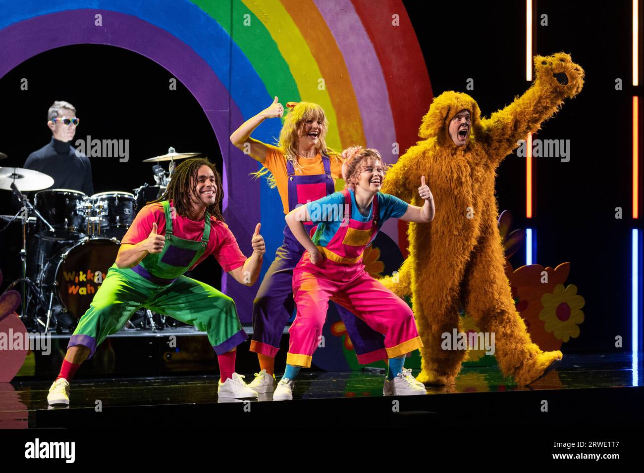 Brisbane, Australia. 19th Sep, 2023. Bananaland cast members (L-R) Joe ...