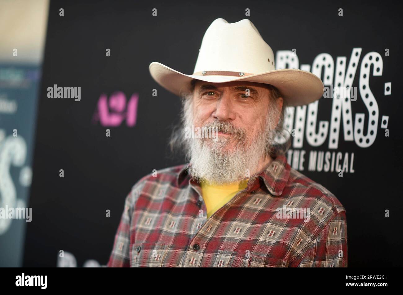 Larry Charles arrives at the premiere of "Dicks: The Musical" on Monday ...