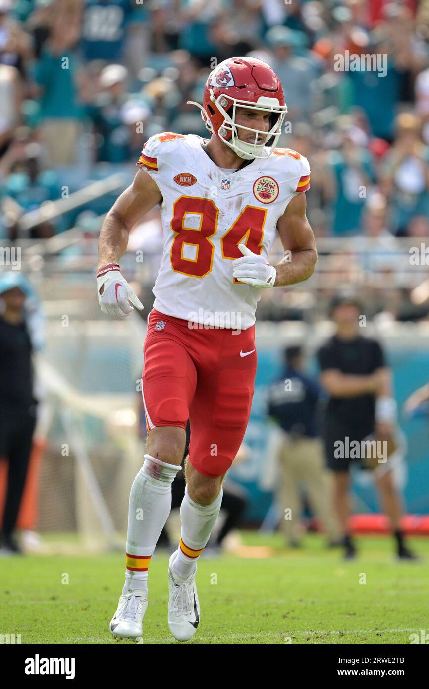 Kansas City Chiefs wide receiver Justin Watson (84) runs a route during ...