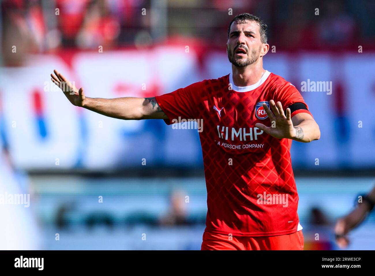 Heidenheim, Germany. 17th Sep, 2023. Soccer: Bundesliga, 1. FC ...