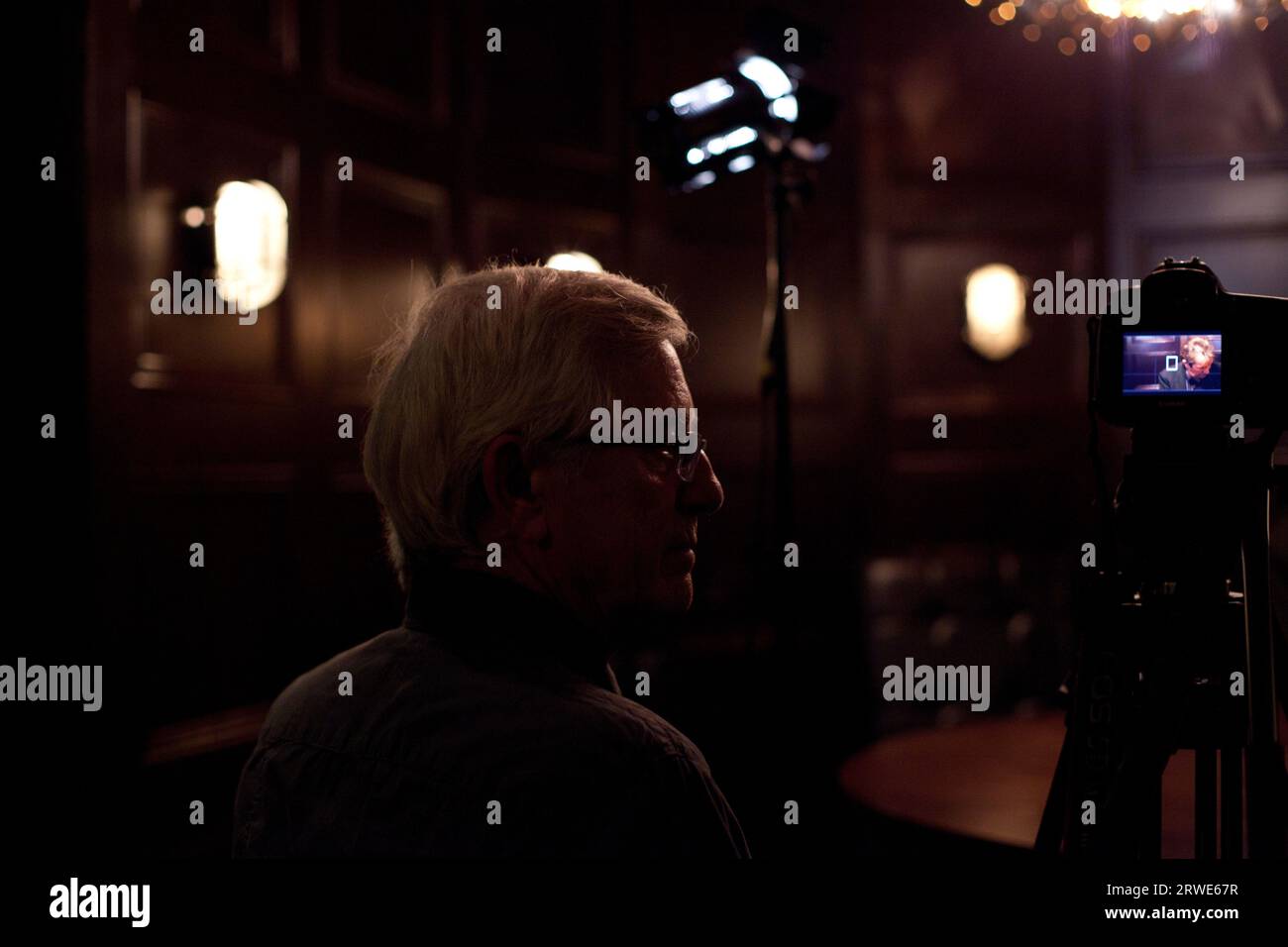 Tony Prince directing an interview with Randall Lee Rose at London ...