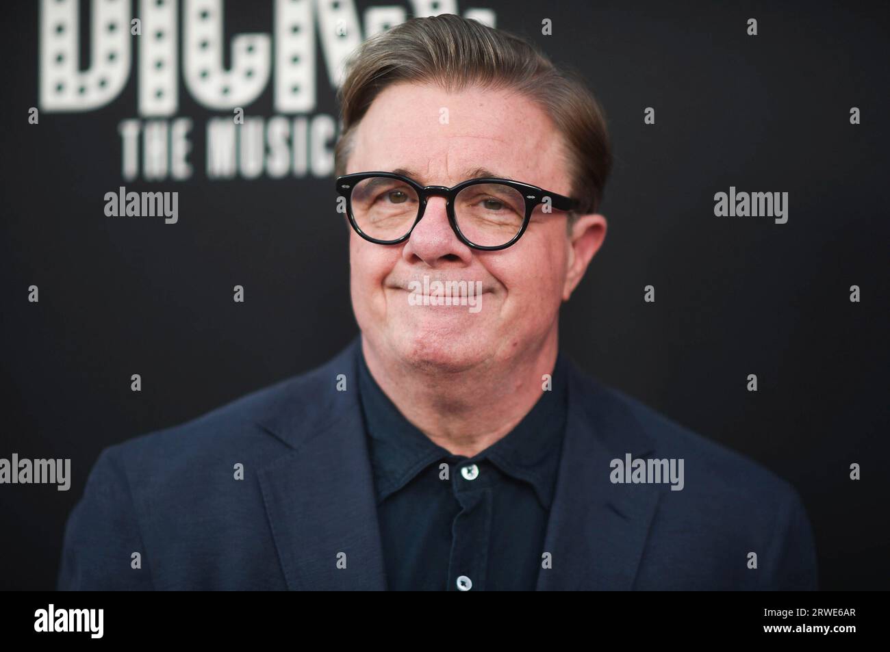 Nathan Lane arrives at the premiere of "Dicks: The Musical" on Monday ...