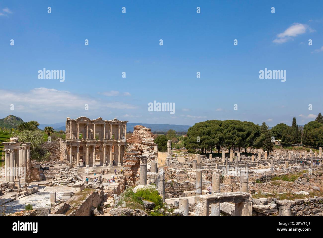 Celsus Library, ancient city of Ephesus, Efes, Izmir Province, Turkey ...