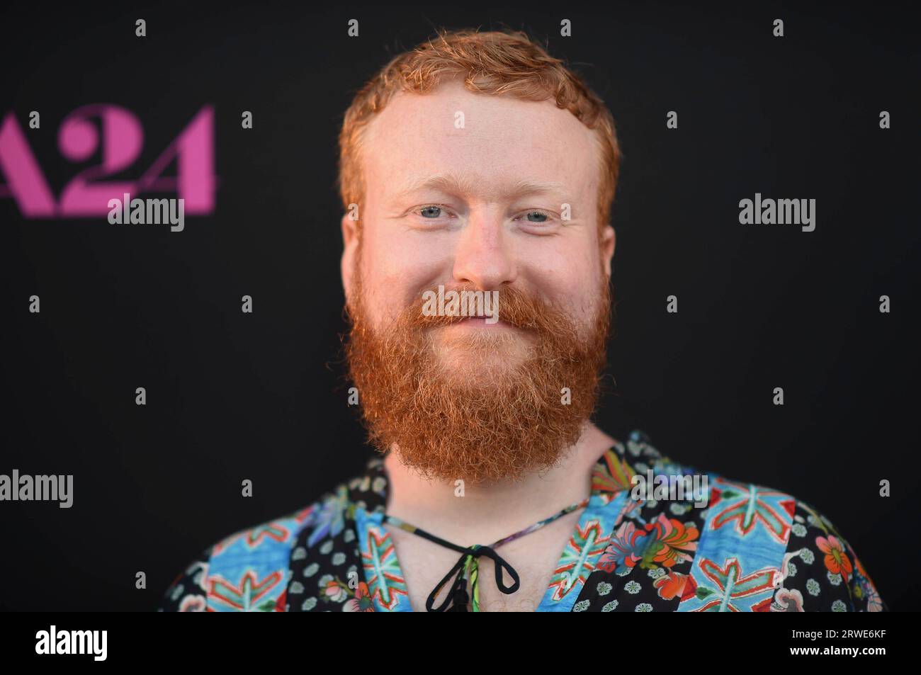 Karl St. Lucy arrives at the premiere of "Dicks: The Musical" on Monday ...